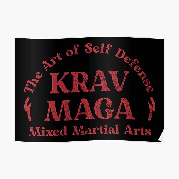 "KRAV MAGA" Poster for Sale by KakungElhasief | Redbubble