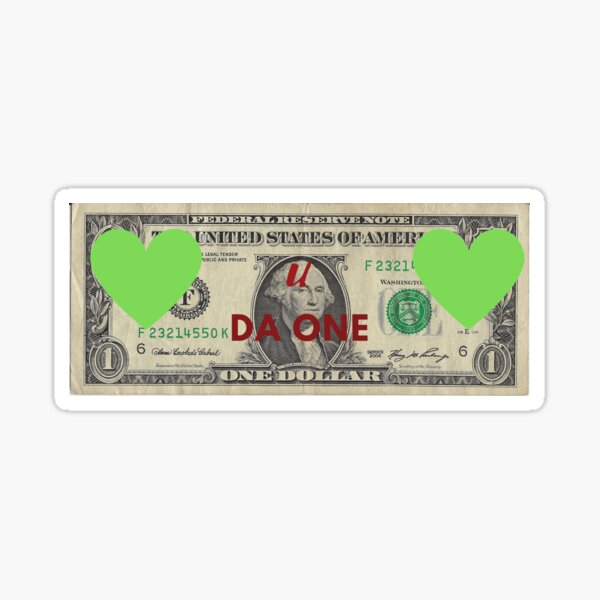 "U da one" Sticker by Kafastar | Redbubble