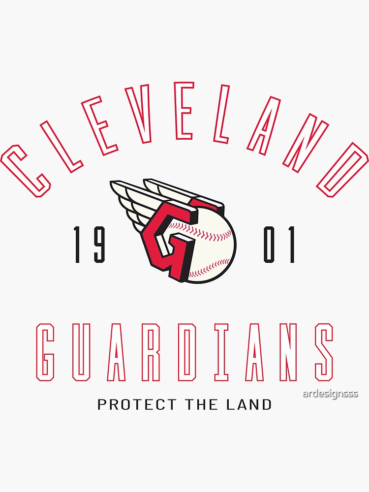 " Cleveland guardians " Sticker by ardesignsss | Redbubble