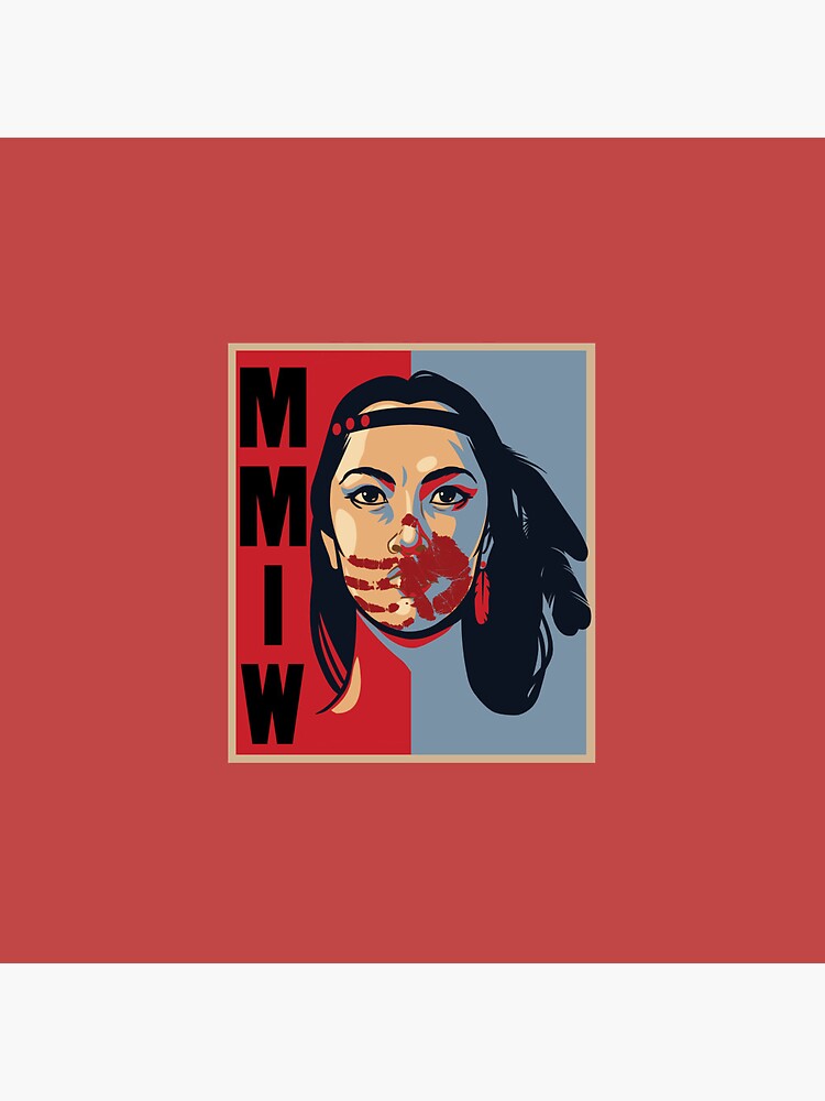 "MMIW Awareness Native American Woman Artwork For The Missing and ...