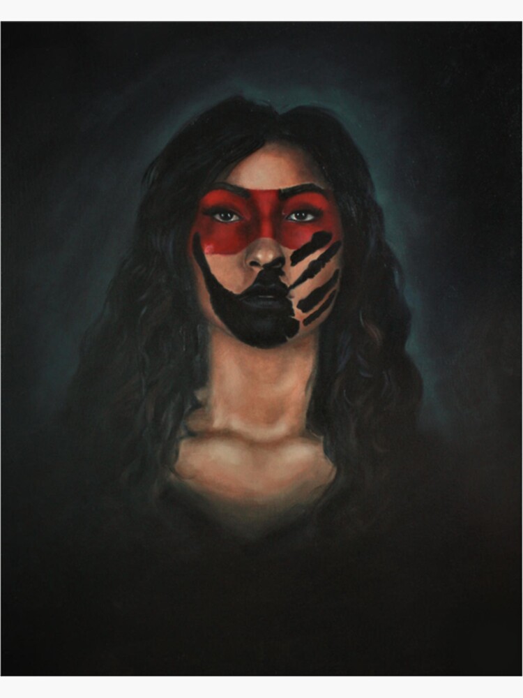 "MMIW drawing " Sticker for Sale by Despertar1111Co | Redbubble