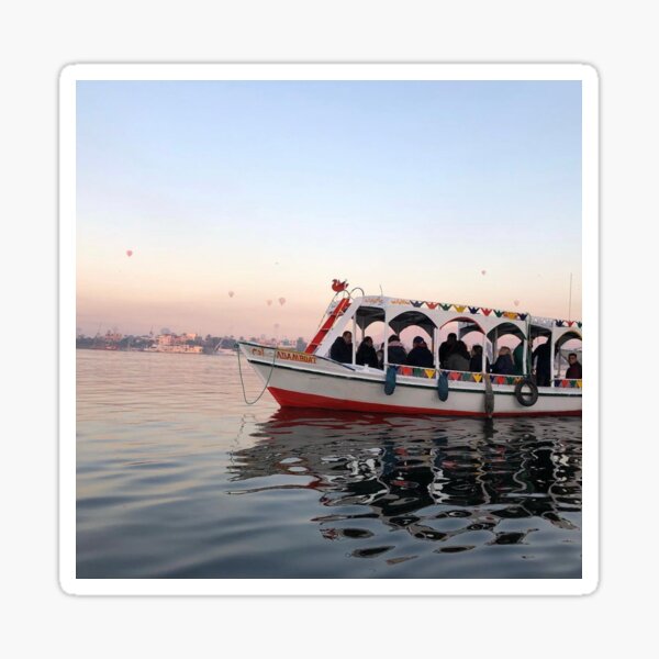 "Egypt - boat on the Nile river " Sticker for Sale by MGobrial | Redbubble