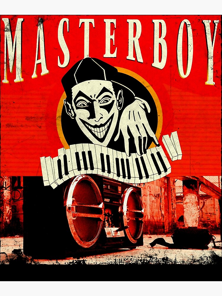 "Masterboy Distressed For Men And Women" Poster for Sale by ...
