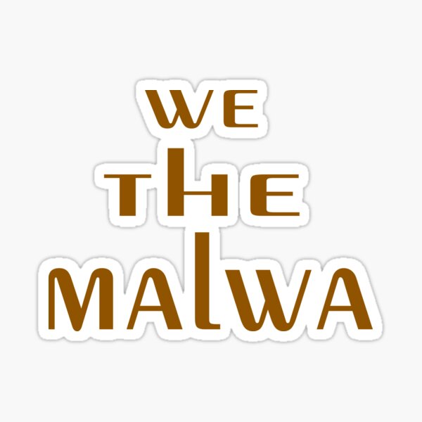"We The Malwa" Sticker by MBPrints | Redbubble