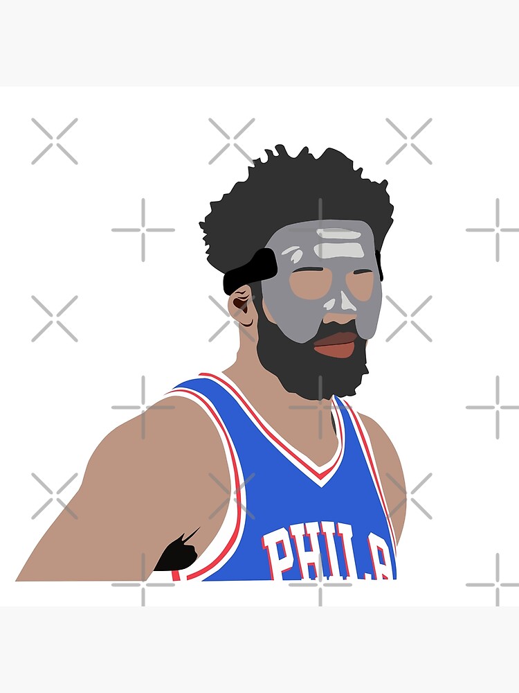 "embiid and the mask" Poster for Sale by Shootingstar001 | Redbubble