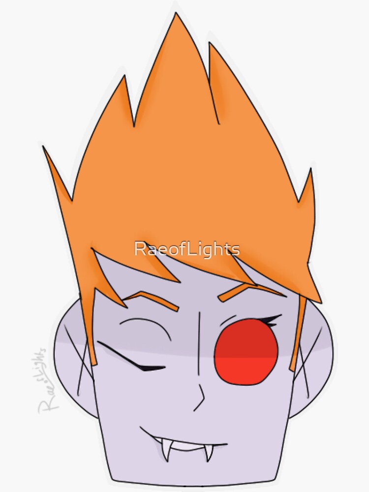 "Vampire Matt" Sticker by RaeofLights | Redbubble