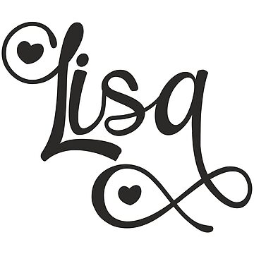 "Lisa Name, Lisa Calligraphy, Gift for Lisa, Custom Gift Lisa ...