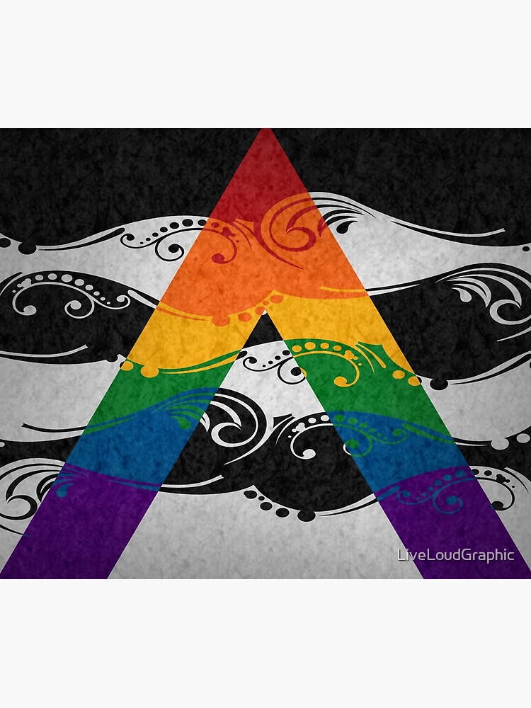 "LGBT Ally Ornamental Flag" Photographic Print for Sale by ...