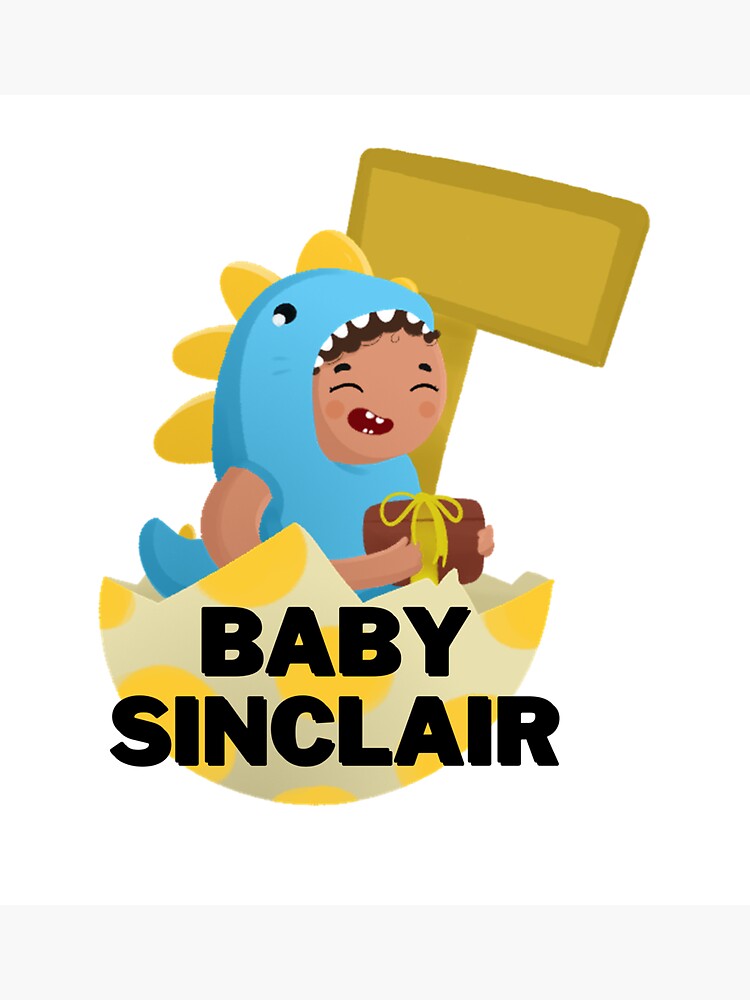"BABY SINCLAIR" Sticker for Sale by Jaadueekala | Redbubble