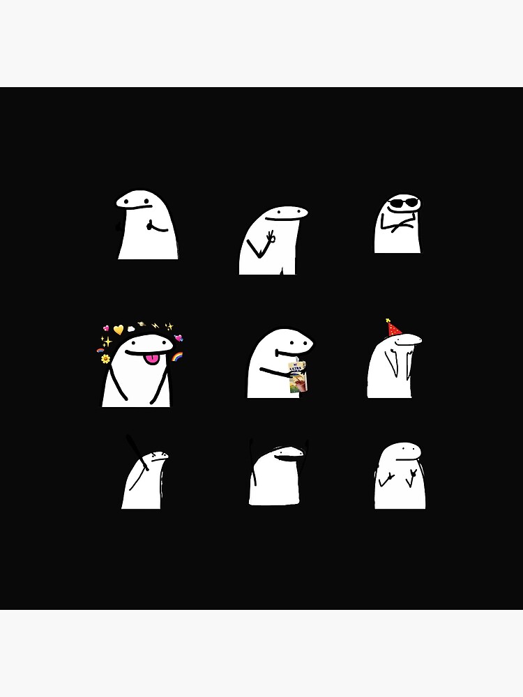 "Flork sticker set 8 Sticker flork flork" Floor Pillow for Sale by ...