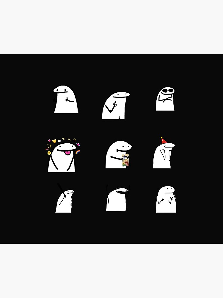 "Flork sticker set 8 Sticker flork flork" Throw Blanket by emilyg19pa ...