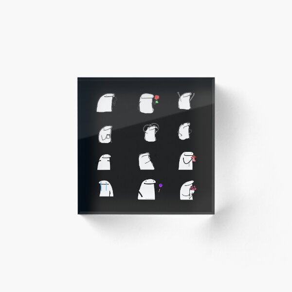 "Flork sticker set 12 Sticker flork flork" Acrylic Block for Sale by ...