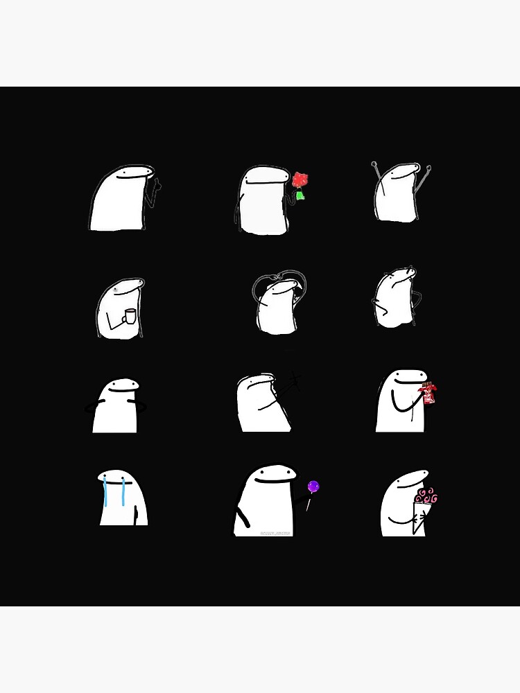 "Flork sticker set 12 Sticker flork flork" Throw Pillow by emilyg19pa ...