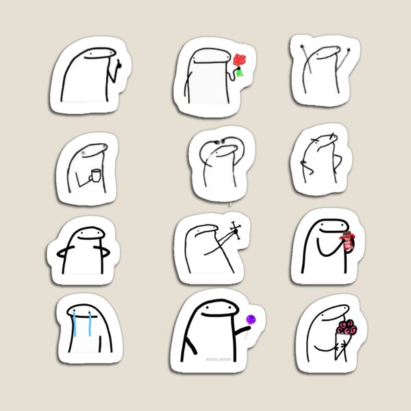 "Flork sticker set 12 Sticker flork flork" Magnet for Sale by ...