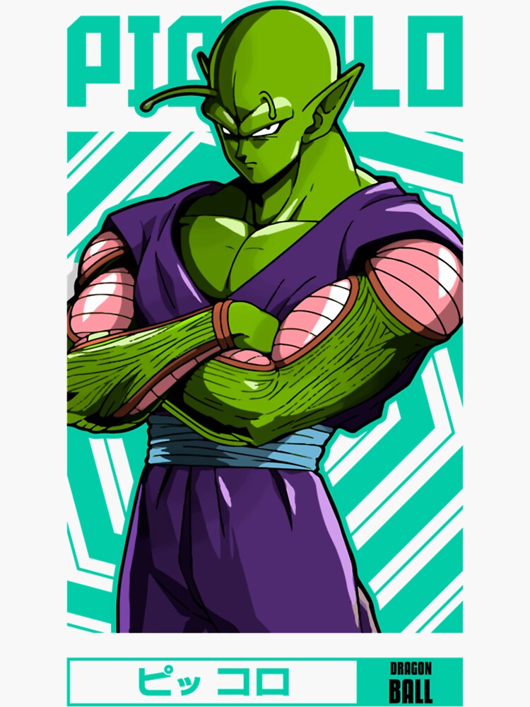 "Piccolo = DRAGON BALL Z = Anime Otaku Design" Sticker by DakotaNolan ...