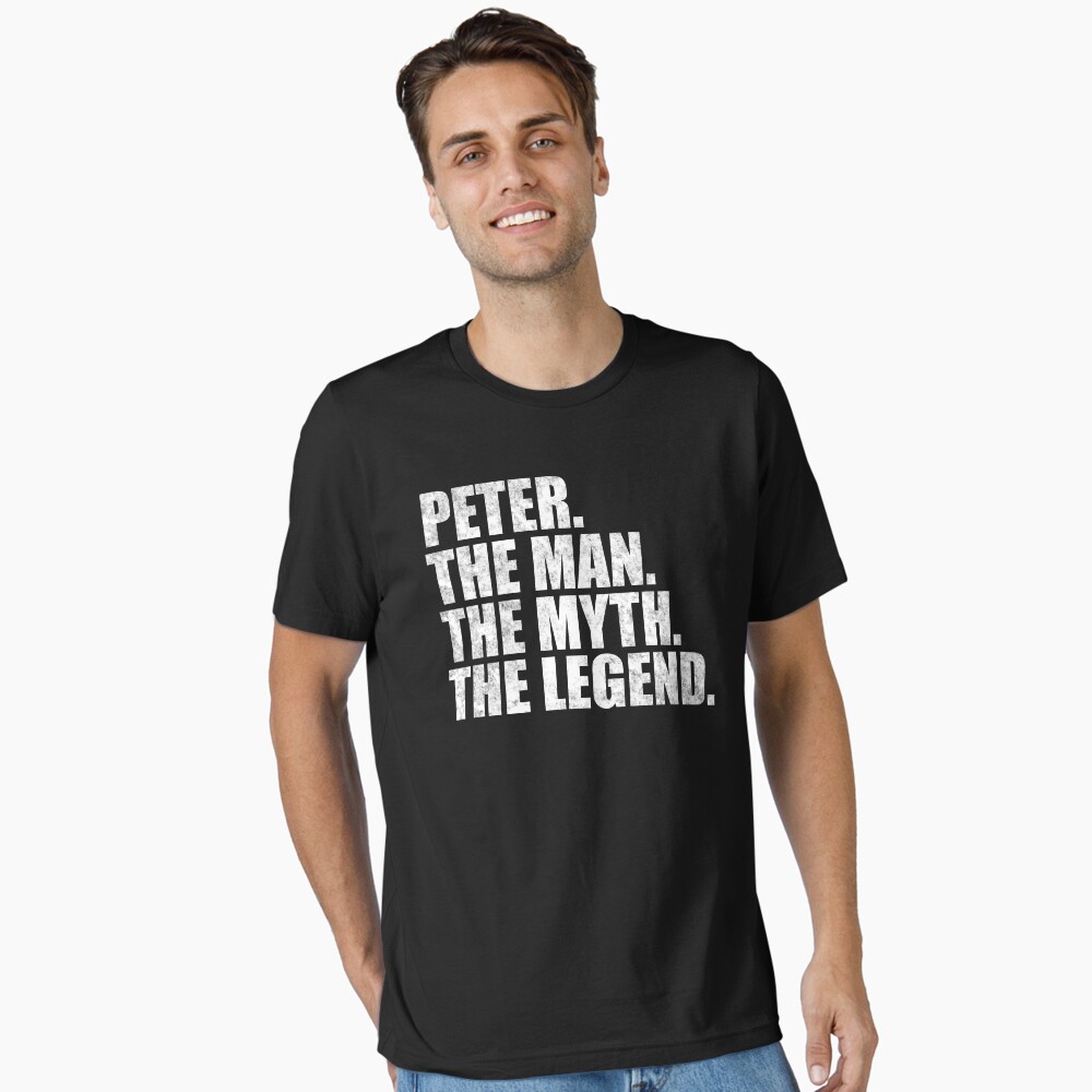 "Peter Name Peter The Man The Myth The legend" Sticker for Sale by ...
