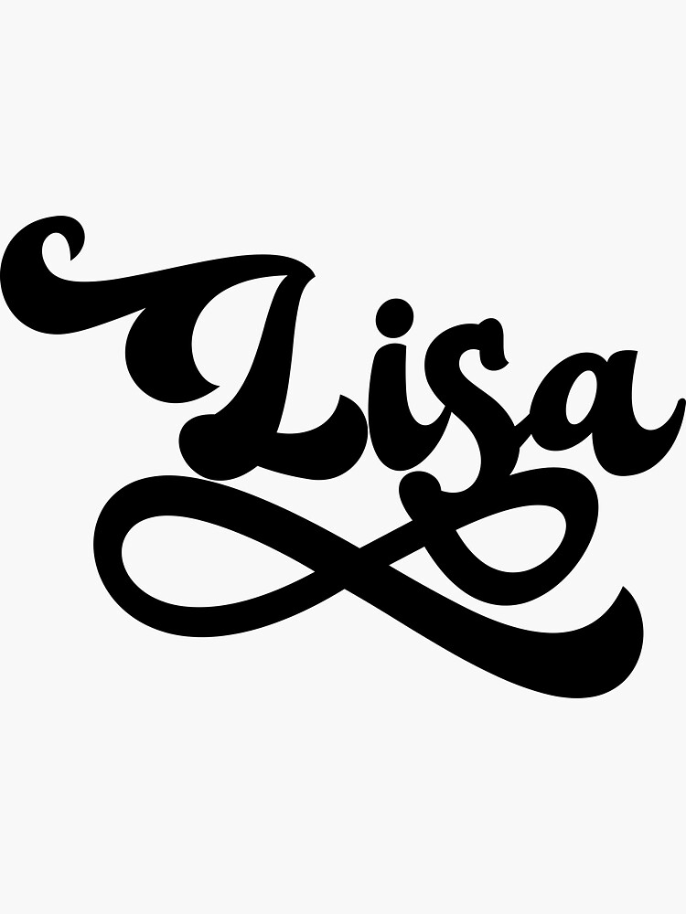 "Lisa Name, Lisa Calligraphy, Gift for Lisa, Custom Gift Lisa ...