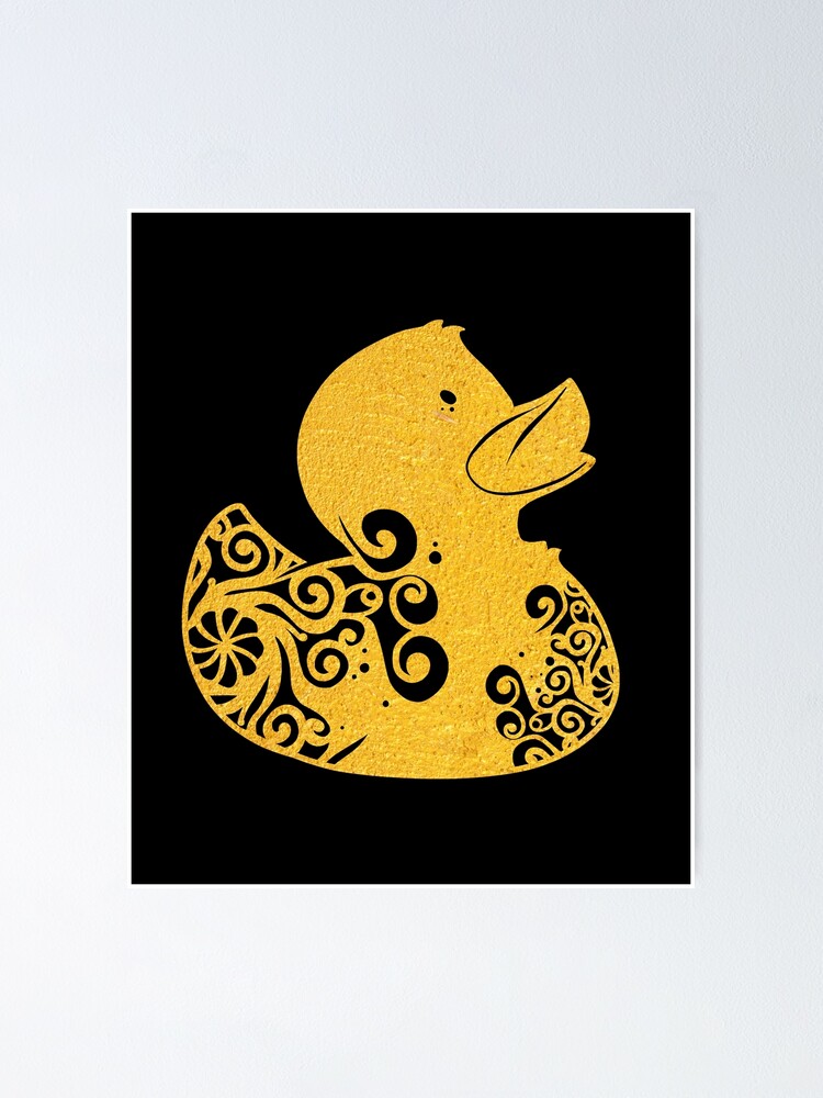 "Rubber Duck Papercut Mandala Art" Poster for Sale by hign | Redbubble