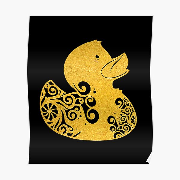 "Rubber Duck Papercut Mandala Art" Poster for Sale by hign | Redbubble