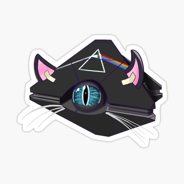 "Dark Side Cat Shell " Sticker by RonnieSmi94334 | Redbubble
