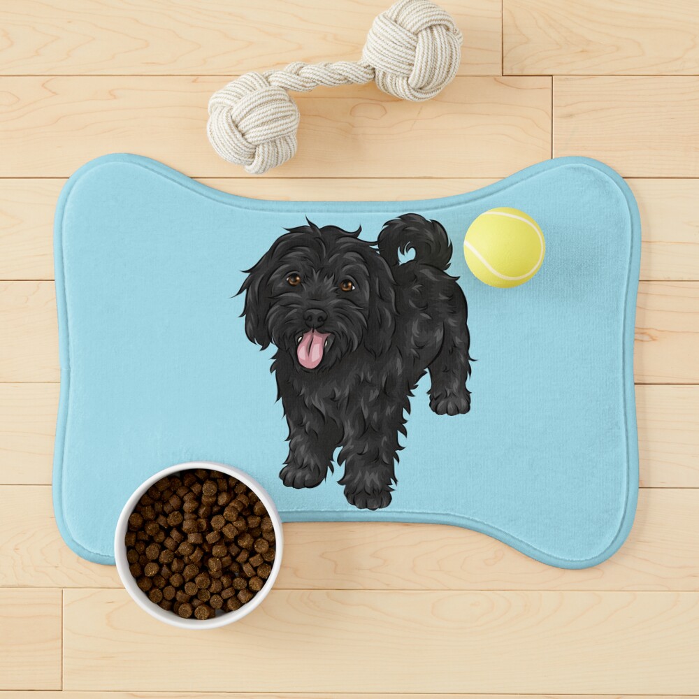"Cute Cavapoo | Black | Cute Dog Art" Sticker for Sale by shirinsart ...