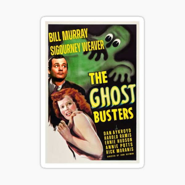 "The Ghost Busters" Sticker by AnsellProps | Redbubble