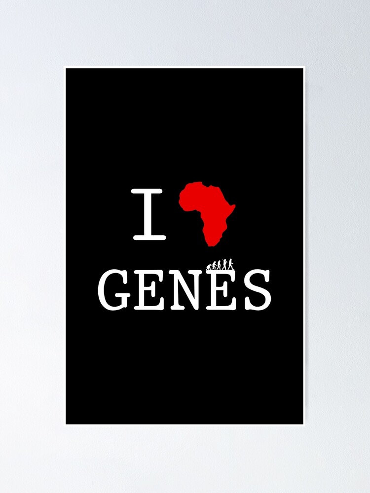 "African genes" Poster for Sale by darqenator | Redbubble