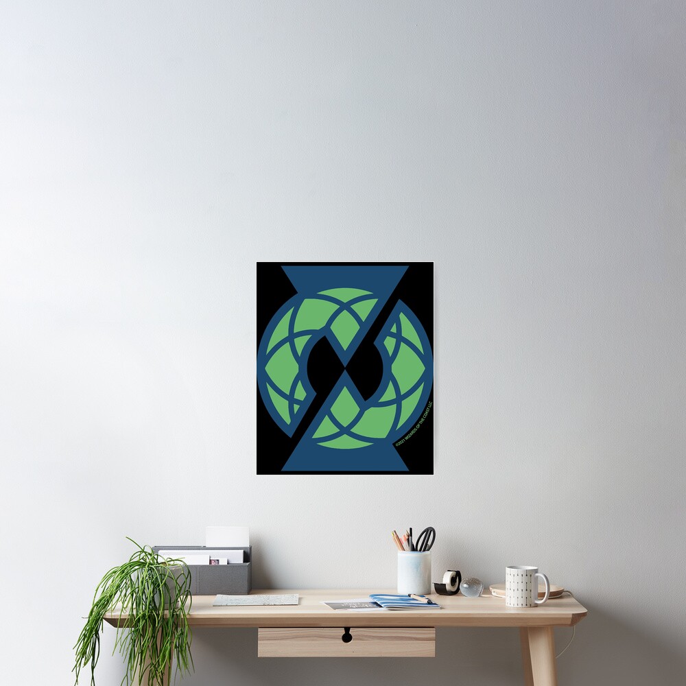 "Magic The Gathering Strixhaven Quandrix School Symbol" Poster by ...