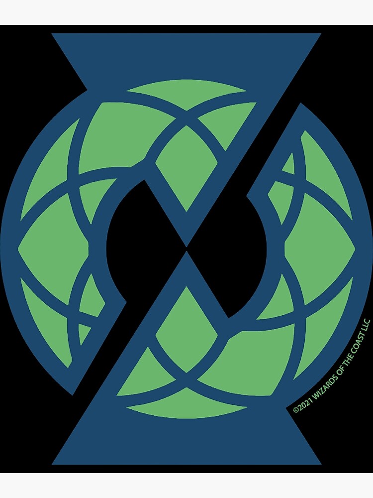 Póster «Símbolo de la escuela Magic The Gathering Strixhaven Quandrix ...