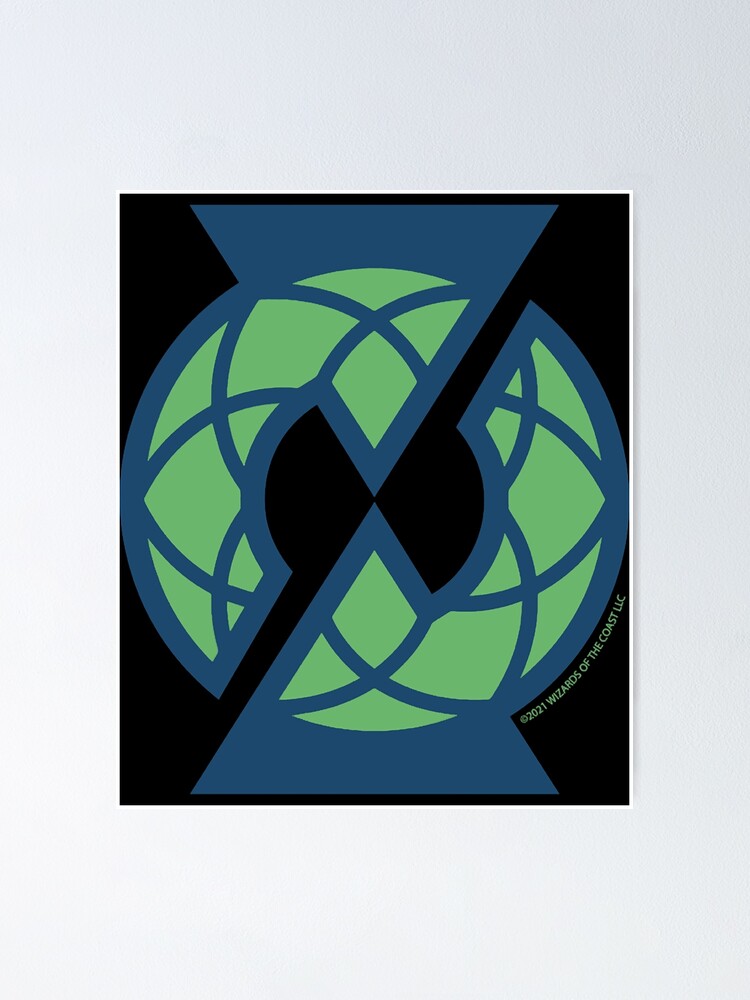 Póster «Símbolo de la escuela Magic The Gathering Strixhaven Quandrix ...