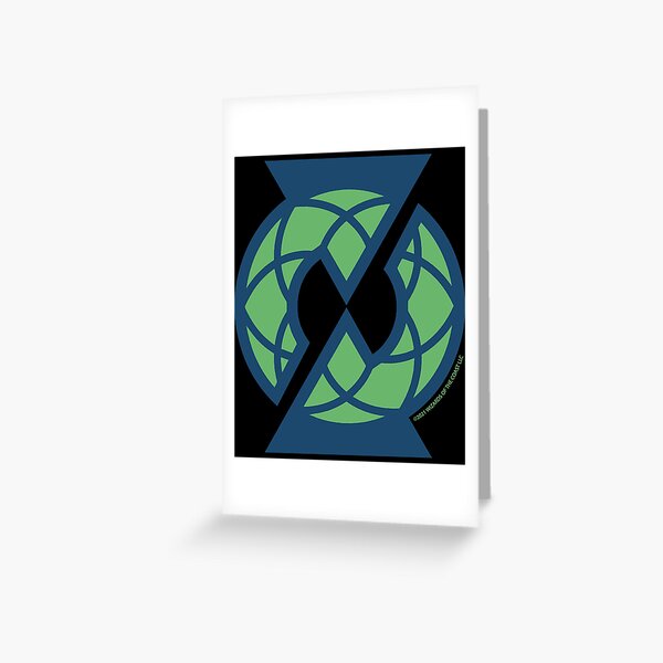 "Magic The Gathering Strixhaven Quandrix School Symbol" Greeting Card ...