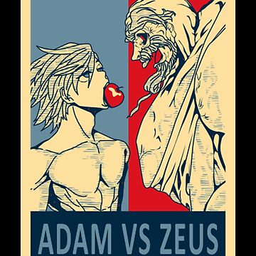 "Record of Ragnarok - Adam Vs Zeus Poster" Poster for Sale by ...
