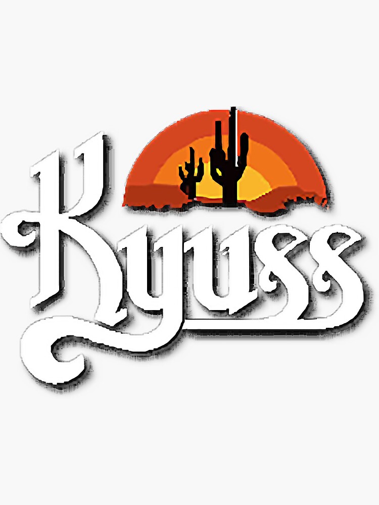 "Kyuss logo" Sticker by NaseehaBanu69 | Redbubble