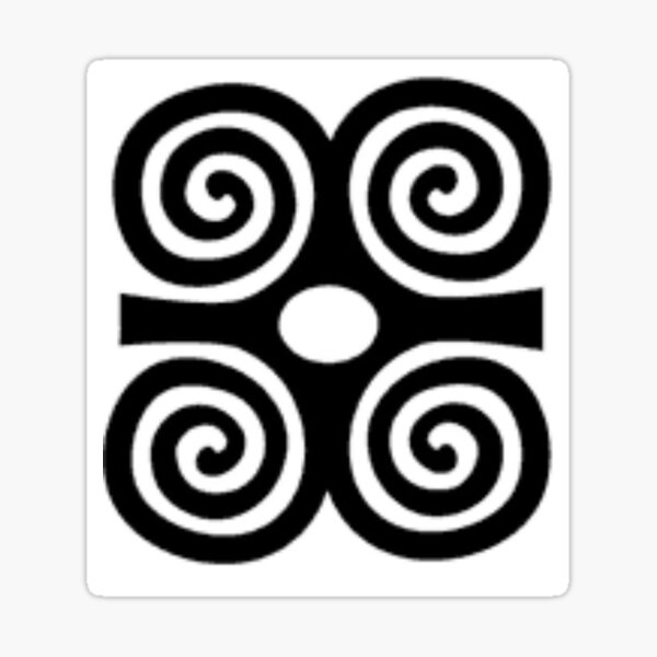 Pegatina «Símbolo de humildad» de Singerevita | Redbubble