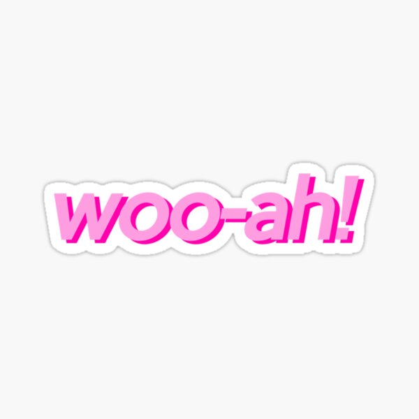"Wooah" Sticker for Sale by AnibalGodoy | Redbubble