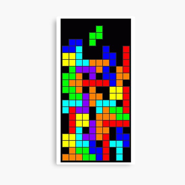 Tetris Blocks Wall Art | Redbubble