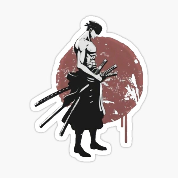 "Roronoa Zoro" Sticker for Sale by Blackbullsshop | Redbubble