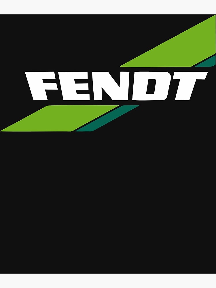 Lámina fotográfica «Mercancía del logotipo de los tractores fendt más ...