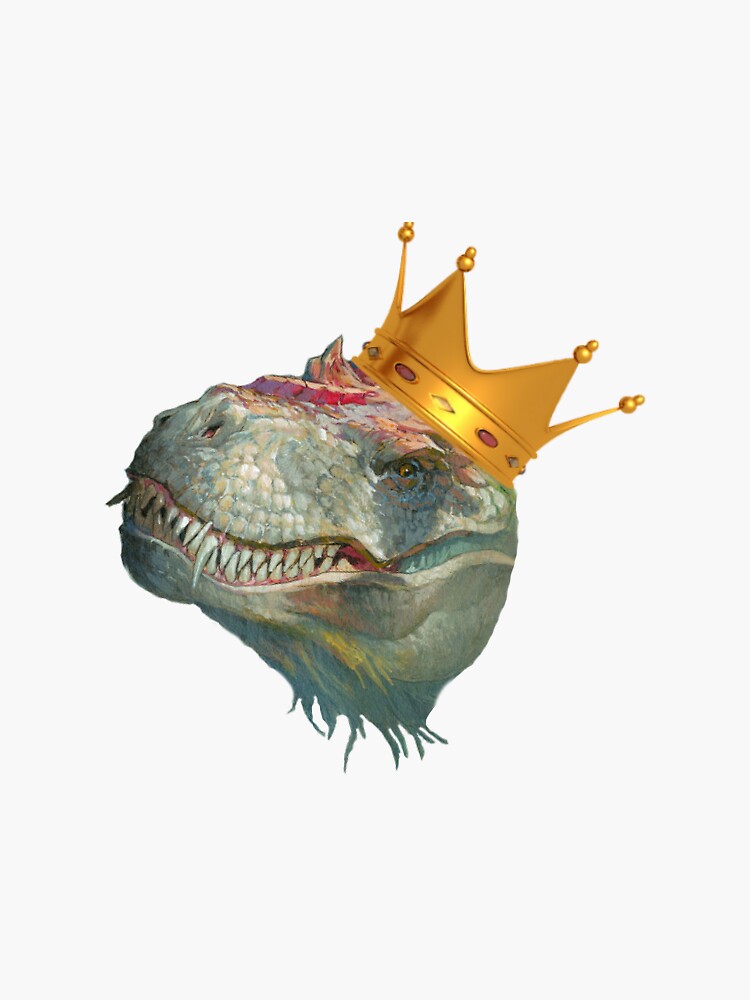 "Colossal Dreadmaw - KING" Sticker for Sale by Darkpingouin | Redbubble