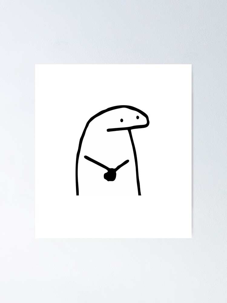 "flork funny reaction" Poster for Sale by Riv0x | Redbubble