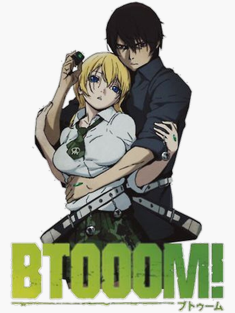 "Btooom! logo" Sticker by BaryonyxStore | Redbubble