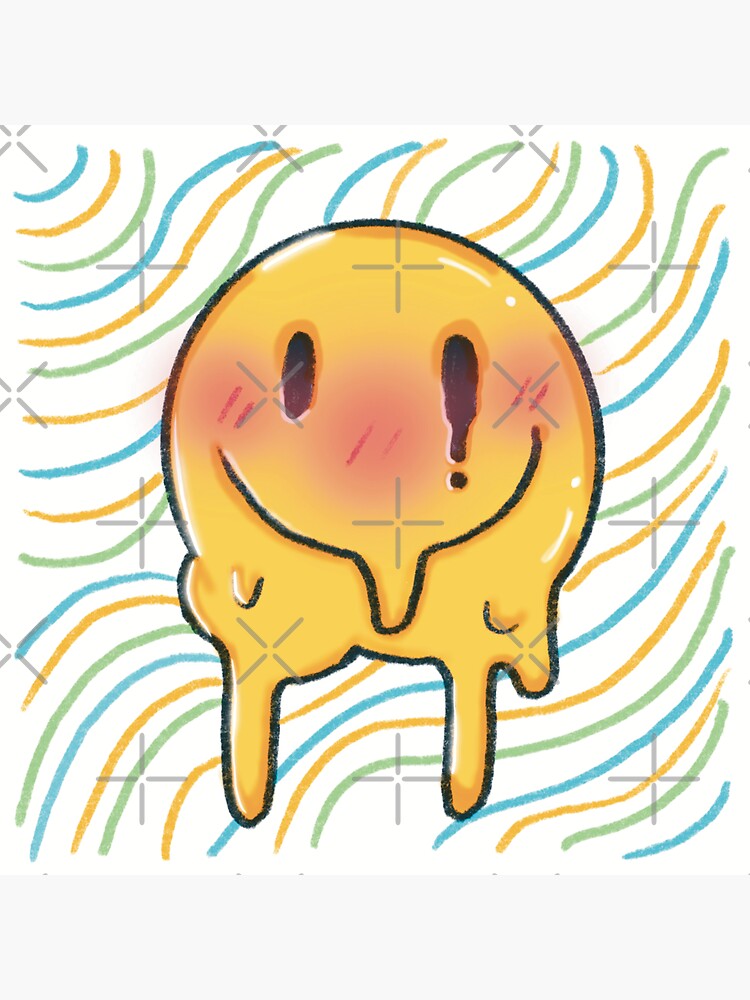 "Droopy Smile" Sticker by TheSmileStation | Redbubble