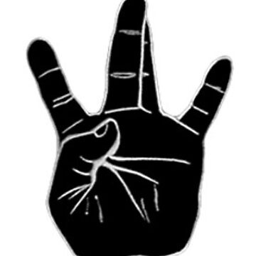 "Westside Hand" Sticker for Sale by Vetlema | Redbubble