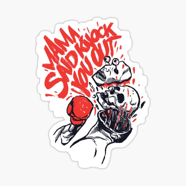 "The Knockout Punch " Sticker for Sale by OscarRoll69222 | Redbubble