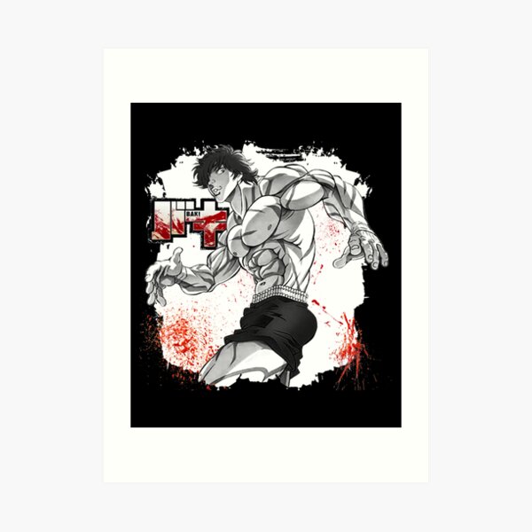 "Baki Hanma Retro Blood Yujiro Hanma Manga Gift" Art Print for Sale by ...
