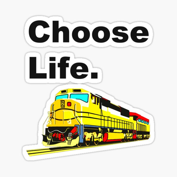 "choose life" Sticker by oryan80 | Redbubble