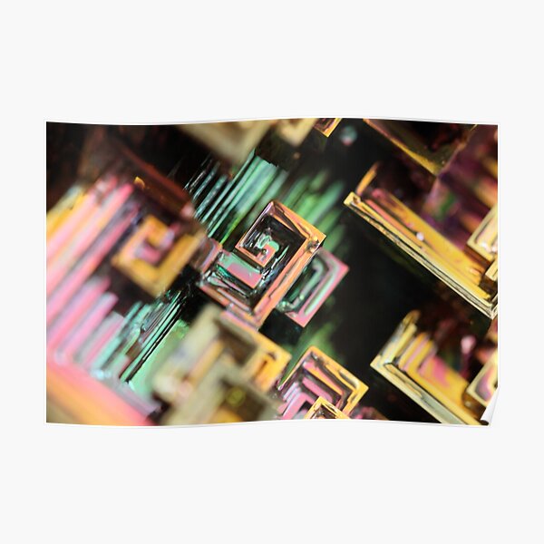 "Bismuth Crystal" Poster by RickLionheart | Redbubble