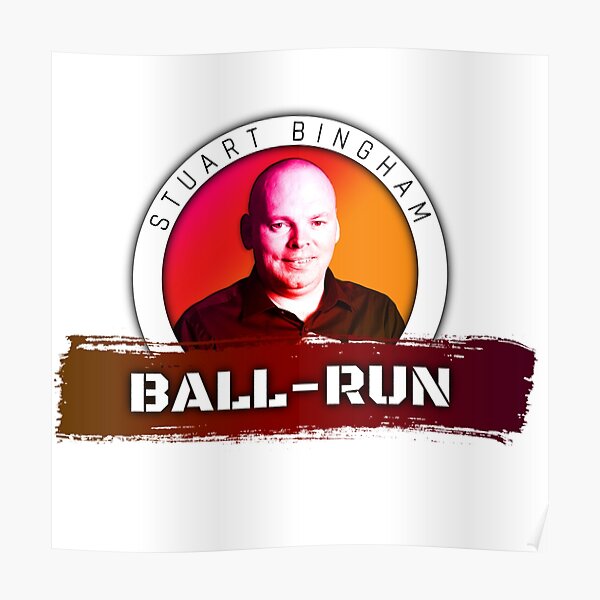 "Snooker - Stuart Bingham Ball-Run" Poster by MissPear | Redbubble