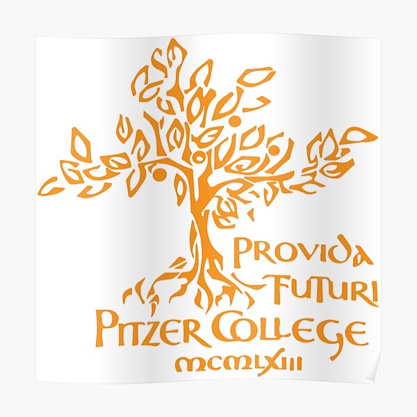 "Pitzer College " Poster for Sale by karibenart | Redbubble