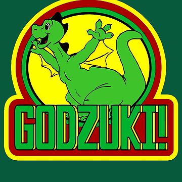 "Godzilla Godzuki " Poster for Sale by BLONDEDESERT | Redbubble